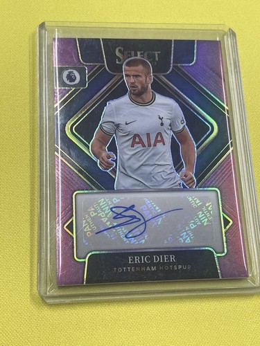 Eric Dier 2022-23 Select EPL Purple /49 Signatures Autograph | eBay