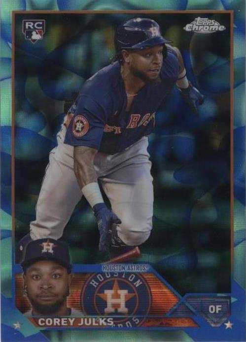 2023 Topps Chrome Update Series - Corey Julks #USC193 Aqua & Blue Lava ...