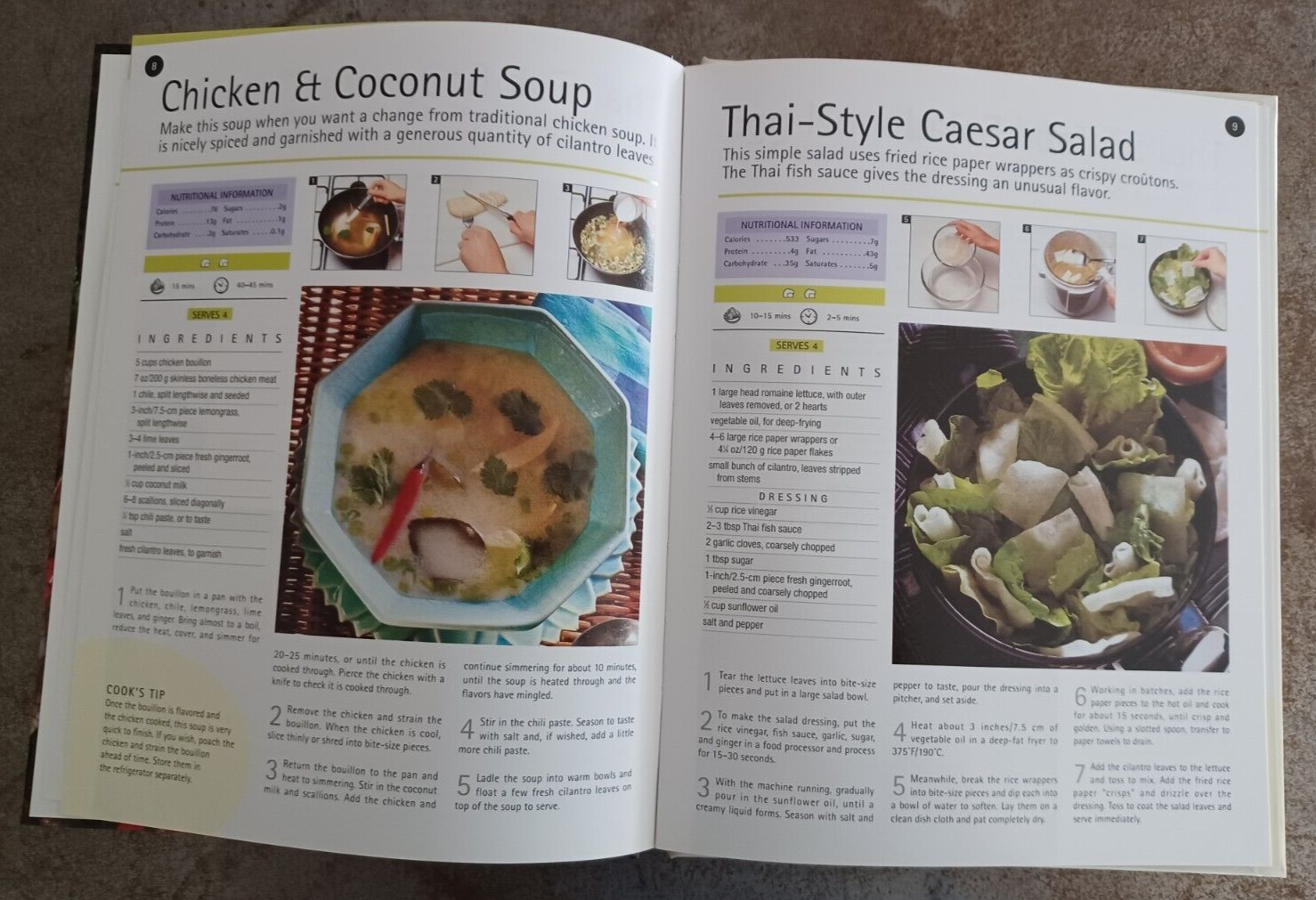 5 Cookbooks Practical Chicken Rice & Lowfat Dishes Simple Thai & One ...