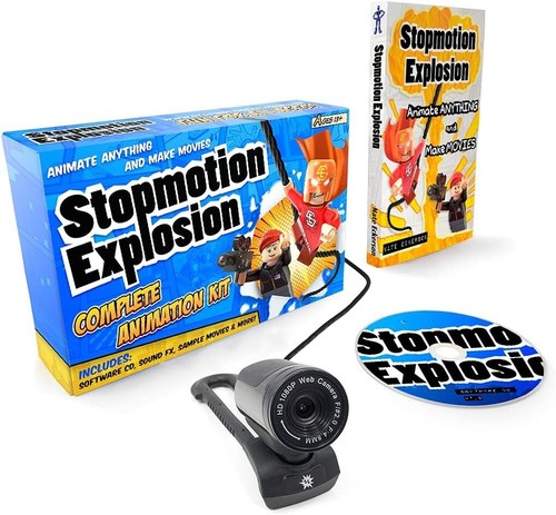 All-in-One Stop Motion Animation Kit - 1080P Camera, Software ...