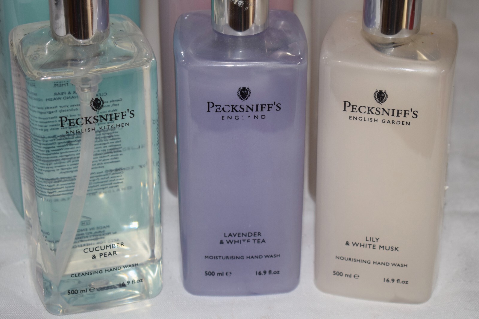 6 Pc Pecksniffs England 33.8 Fl Oz Shower Gel & 16.9 Fl Oz Hand Wash ...