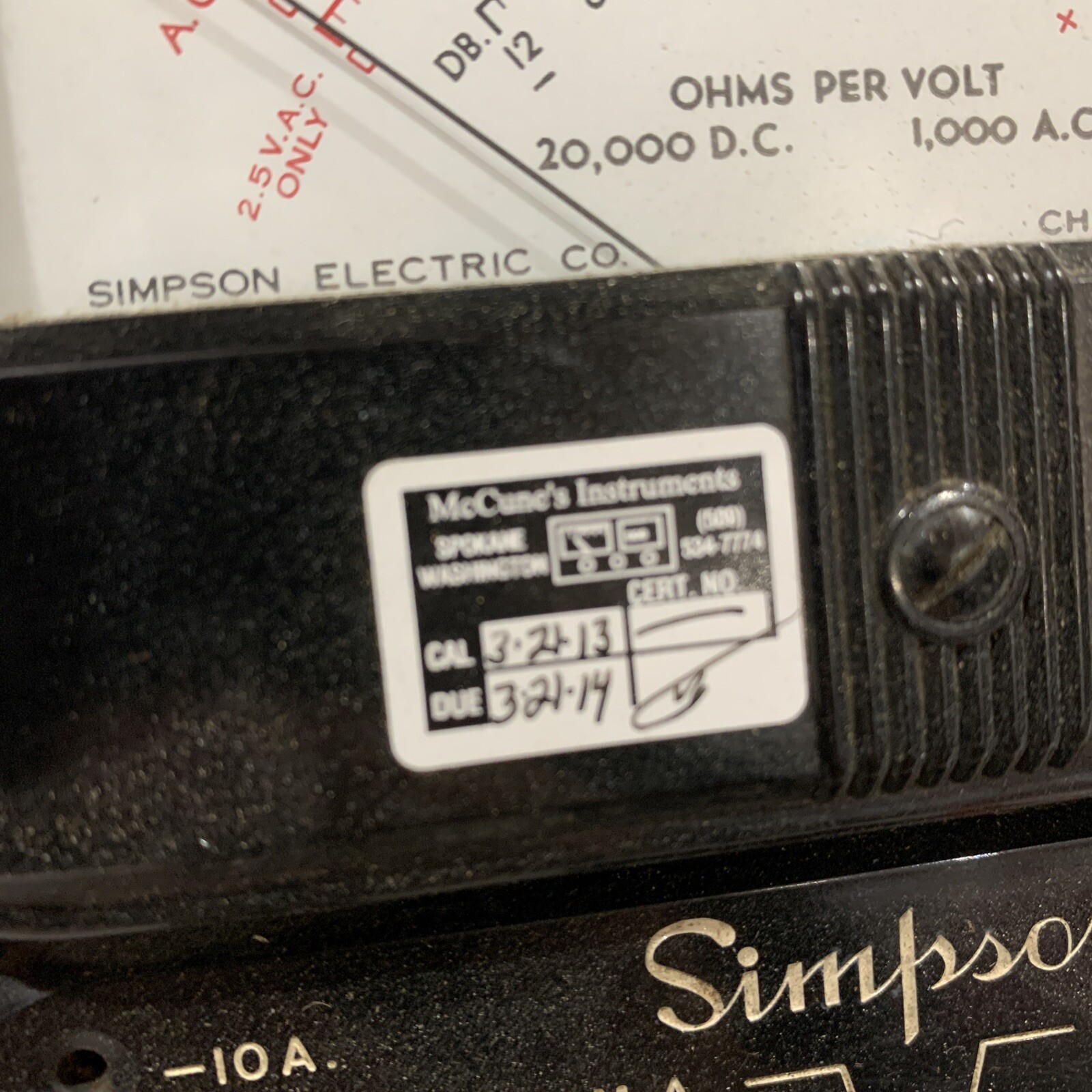 Simpson 260 Series ~ 8 Analog Multimeter + leather case & wires | eBay