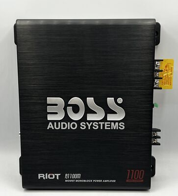 Boss Audio Systems R1100M Riot Series Car Audio Subwoofer Car Amp ...