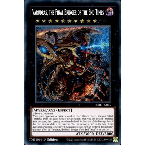 Varudras, the Final Bringer of the End Times Yu-Gi-Oh! LEDE-EN045 ...