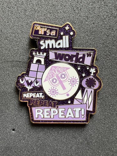 *READ DESCRIPTION* Disney Pin - It’s A Small World Repeat Repeat Repeat ...