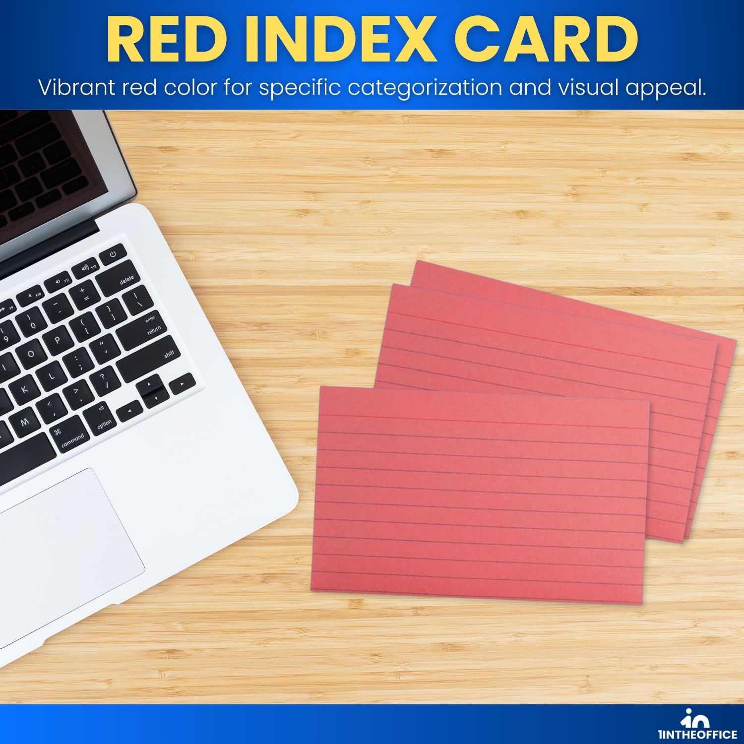 Index Cards 3x5 Colored Index Cards Lined Red 400 Pack | eBay