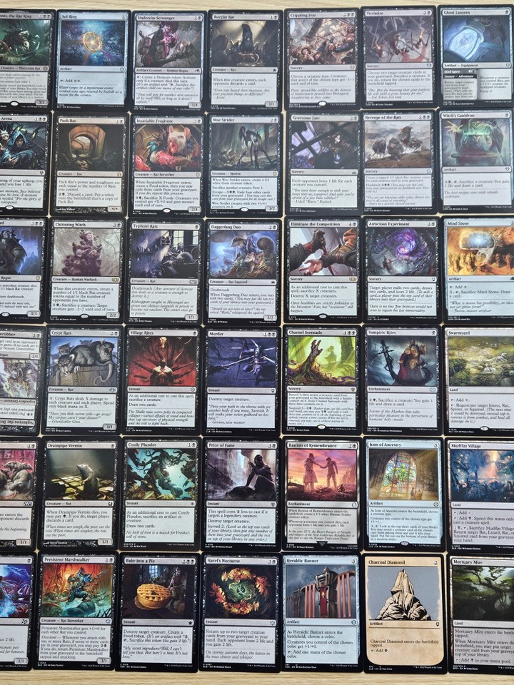 Custom Commander Deck ~ Rat King’s Reign ~ Marrow-Gnawer ~ 100 Card ...