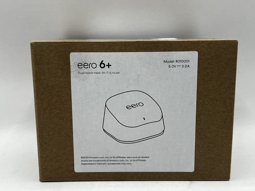 EERO R010001 6+ Dual Band Mesh Wi-Fi 6 Router White Lot of 2 New ...