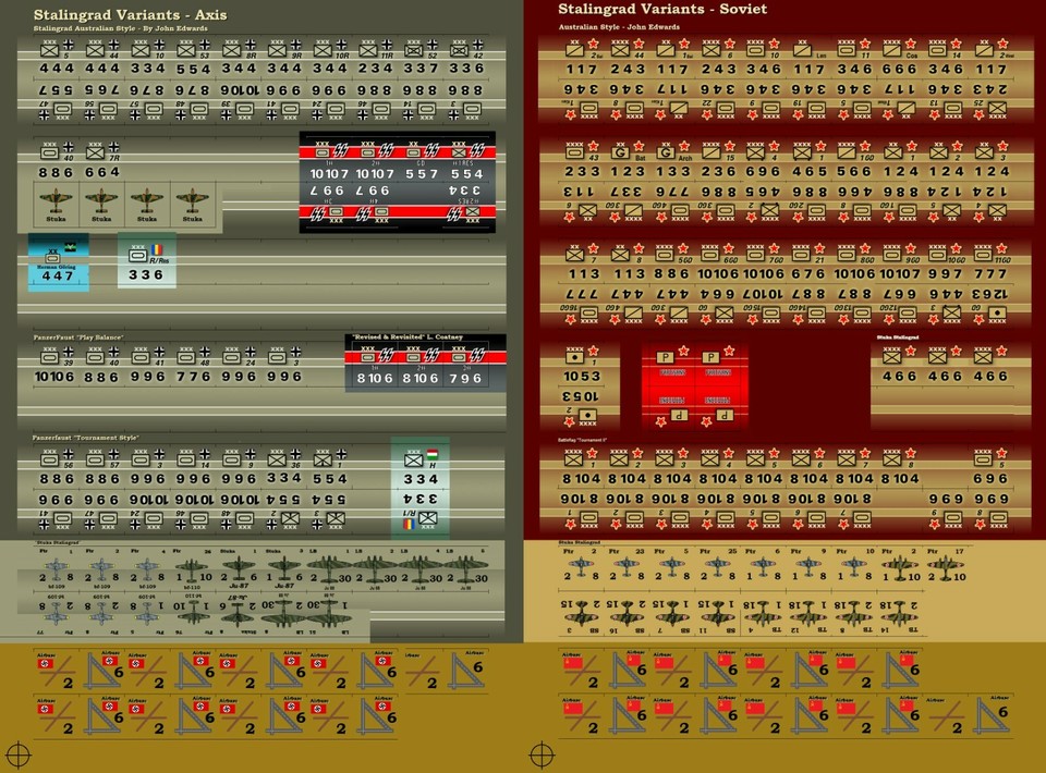 Stalingrad (’63) Multiple Variant Counters - Die-Cut | eBay