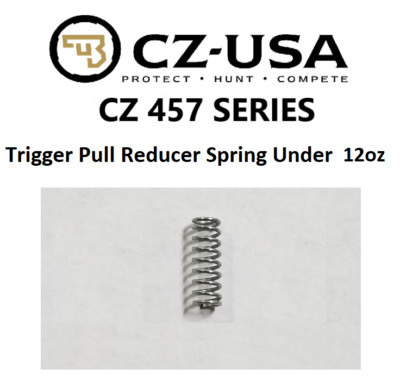 CZ 457 Series Rifles, Trigger Pull Reducer Spring 12oz+ | eBay