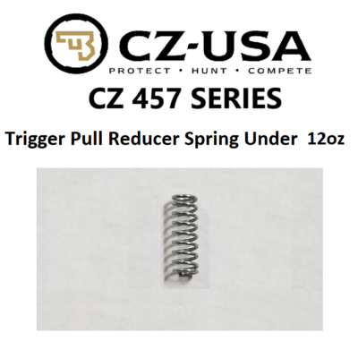 CZ 457 Series Rifles, Trigger Pull Reducer Spring 12oz+ | eBay