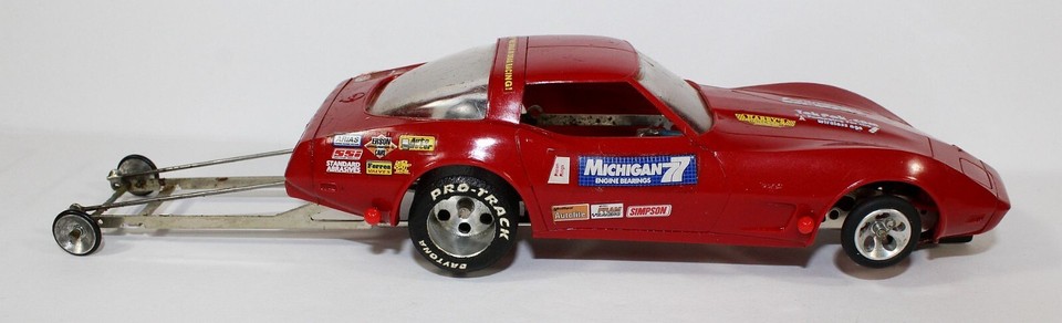 Vintage Parma Corvette 1/24 drag slot car 1979 Corvette dragster | eBay