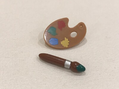 Lego Minifigure Utensil Paint Palette and Brush Series 4 Artist NEW | eBay
