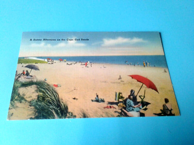 CAPE COD: "A SUNNY AFTERNOON ON THE CAPE COD SANDS - 1941 - VINTAGE ...