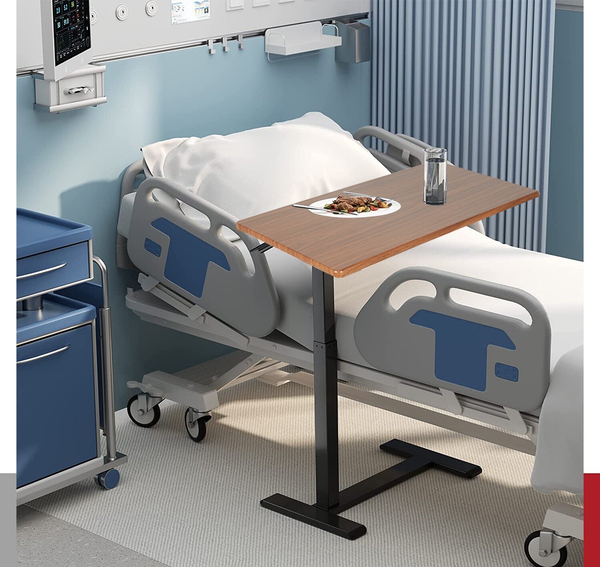 Hospital Bedside Table On Wheels | Cabinets Matttroy