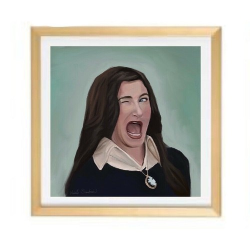 Agnes Harkness Winking Meme Painting, WandaVision Giclee Art Print | eBay