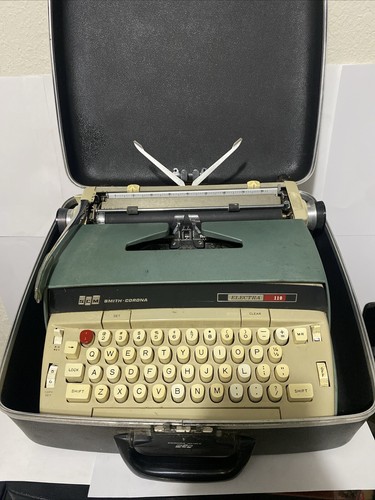 Vintage Smith Corona Electra 110 Electric Typewriter + Case Working ...
