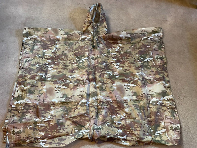 Waterproof Poncho Military Style Multi-Use Rain Poncho OCP Camo New | eBay