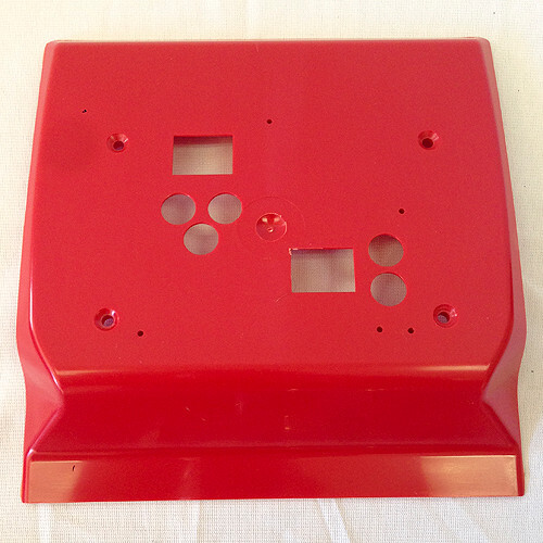 Red Tanning Bed Timer Bezel Solar Storm Commercial Timer Bezel 3 Button ...