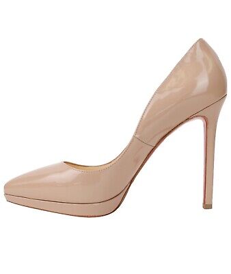 Authentic Christian Louboutin Pigalle Plato 100 Patent Authentic Christian Louboutin Pigalle Plato 100 Patent