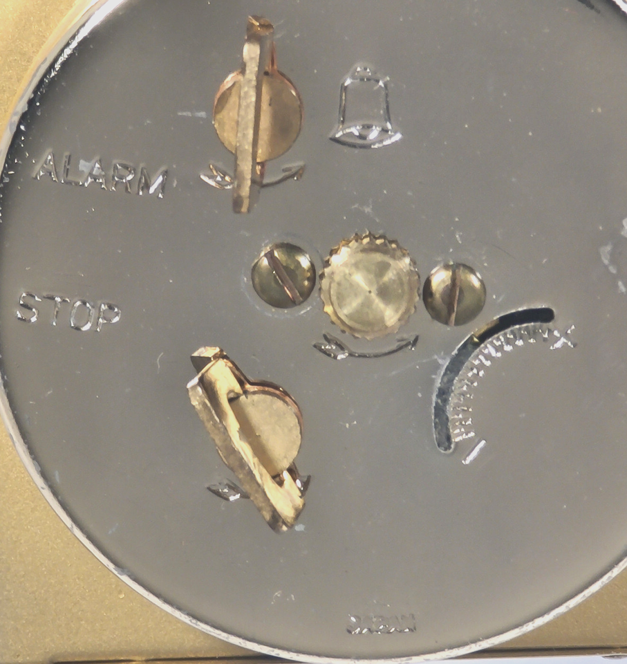 Vintage Bulova Travel Alarm Clock - Glow in the Dark - Japan | eBay