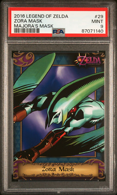 PSA 9 MINT Zora Mask #29 Enterplay Legend of Zelda Majora's Mask 2016 ...