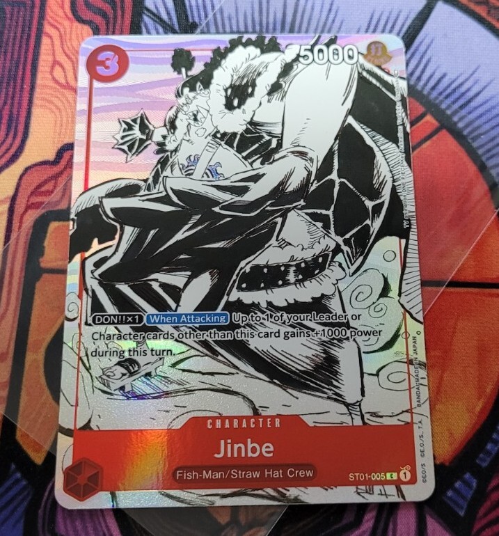 Jinbe Gift Collection 2023 ST01-005 Alt Art Holo Foil Rare One Piece ...