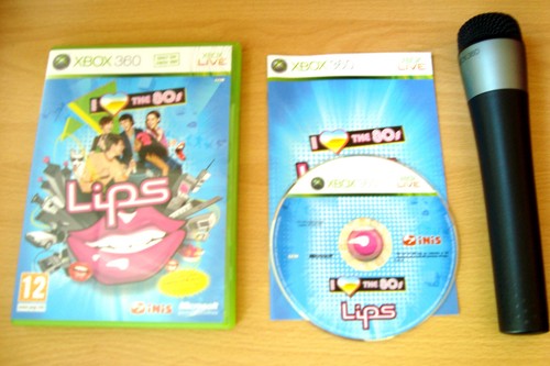 (Lips) The (80s ) Wireless Mics For Microsoft Xbox 360 Sing Game ...