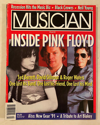 MUSICIAN magazine February 1991 PINK FLOYD Art Blakey Neil Young Bill ...