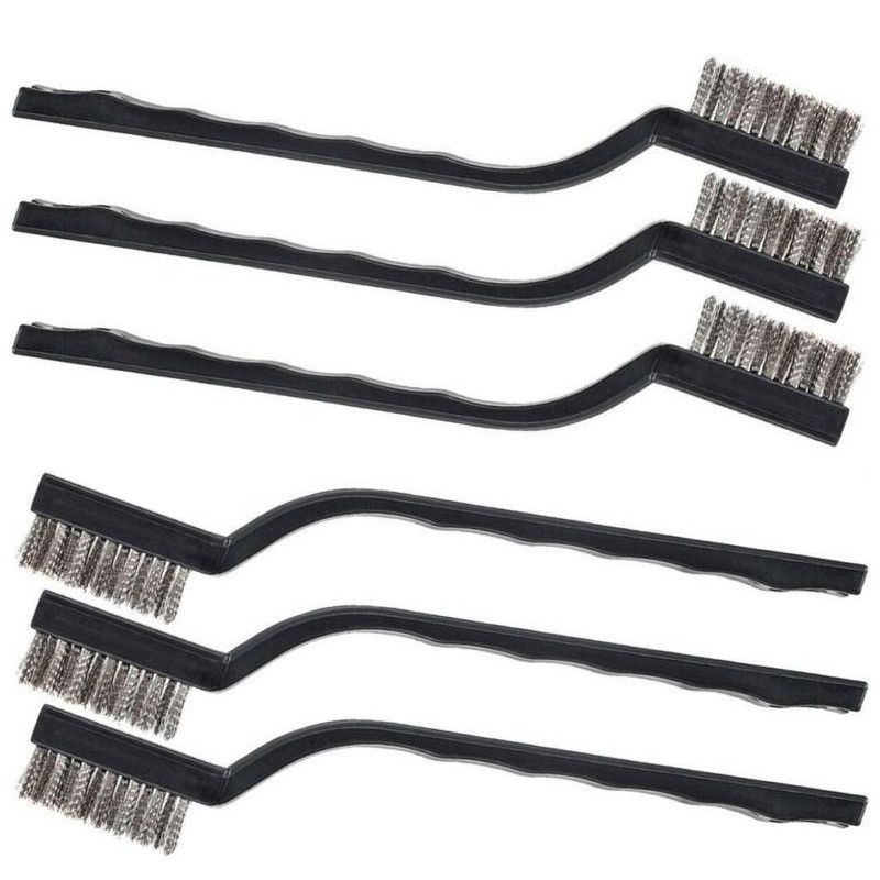 Wire Brush Stainless Steel Bristle Rust Paint Scratch Grout Remover ...