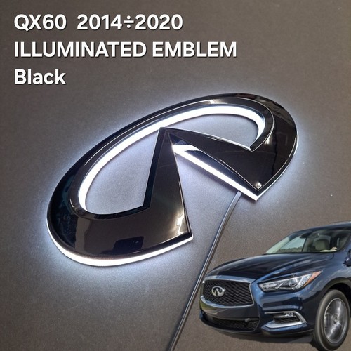 LED emblem for Infiniti Qx60 2014 2015 2016 2017 2018 2019 2020 BLACK ...