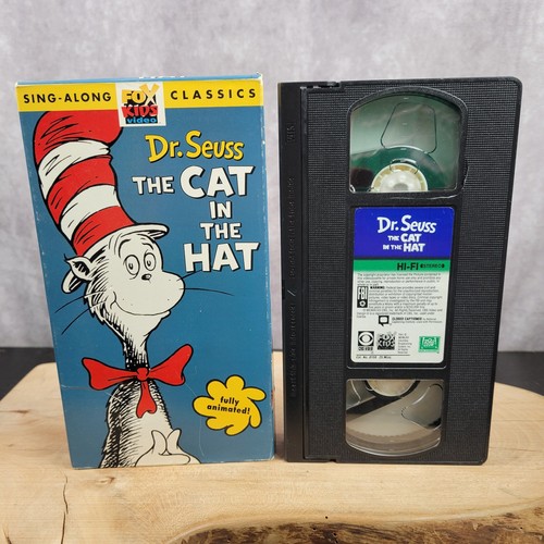 Dr Seuss The Cat in the Hat VHS Tape 1994 Animated Sing-Along Classics ...