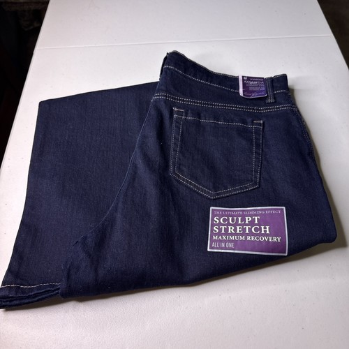 GLORIA VANDERBILT Women AMANDA STRETCH TAPERED LEG JEANS~Size 14 REG ...