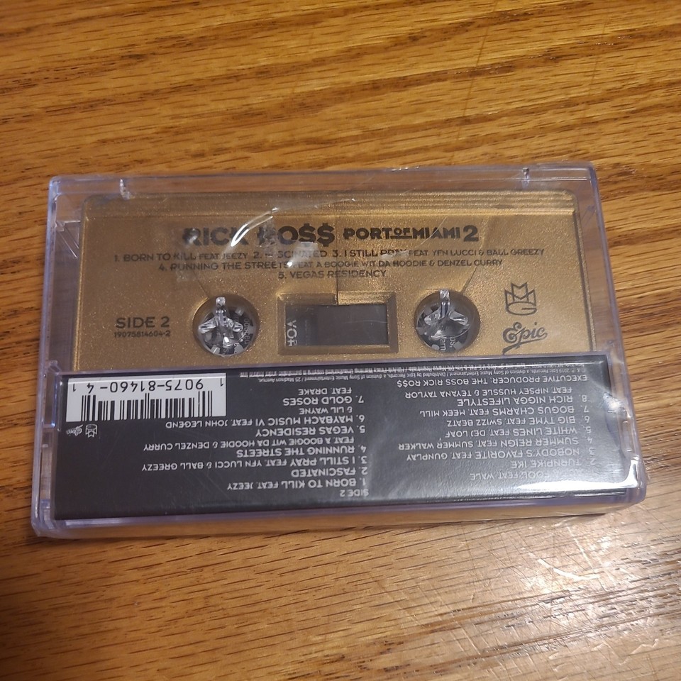 Rick Ross- Port Of Miami 2 Limited Edition Gold Cassette FYE Exclusive ...