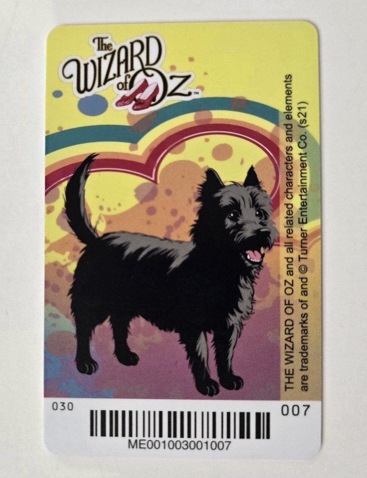 (1) Toto - Elaut Card - The Wizard of Oz Coin Pusher - Redeem at Main ...