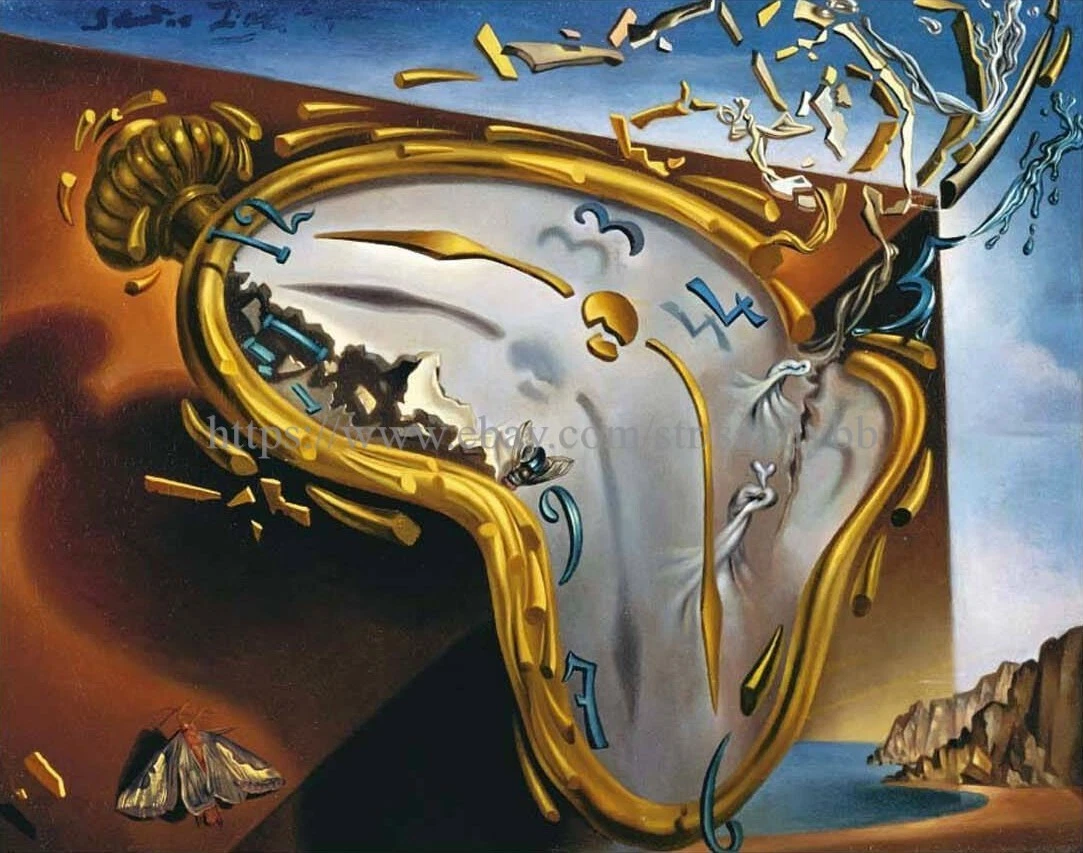 Salvador Dali Melting Clocks Tattoo