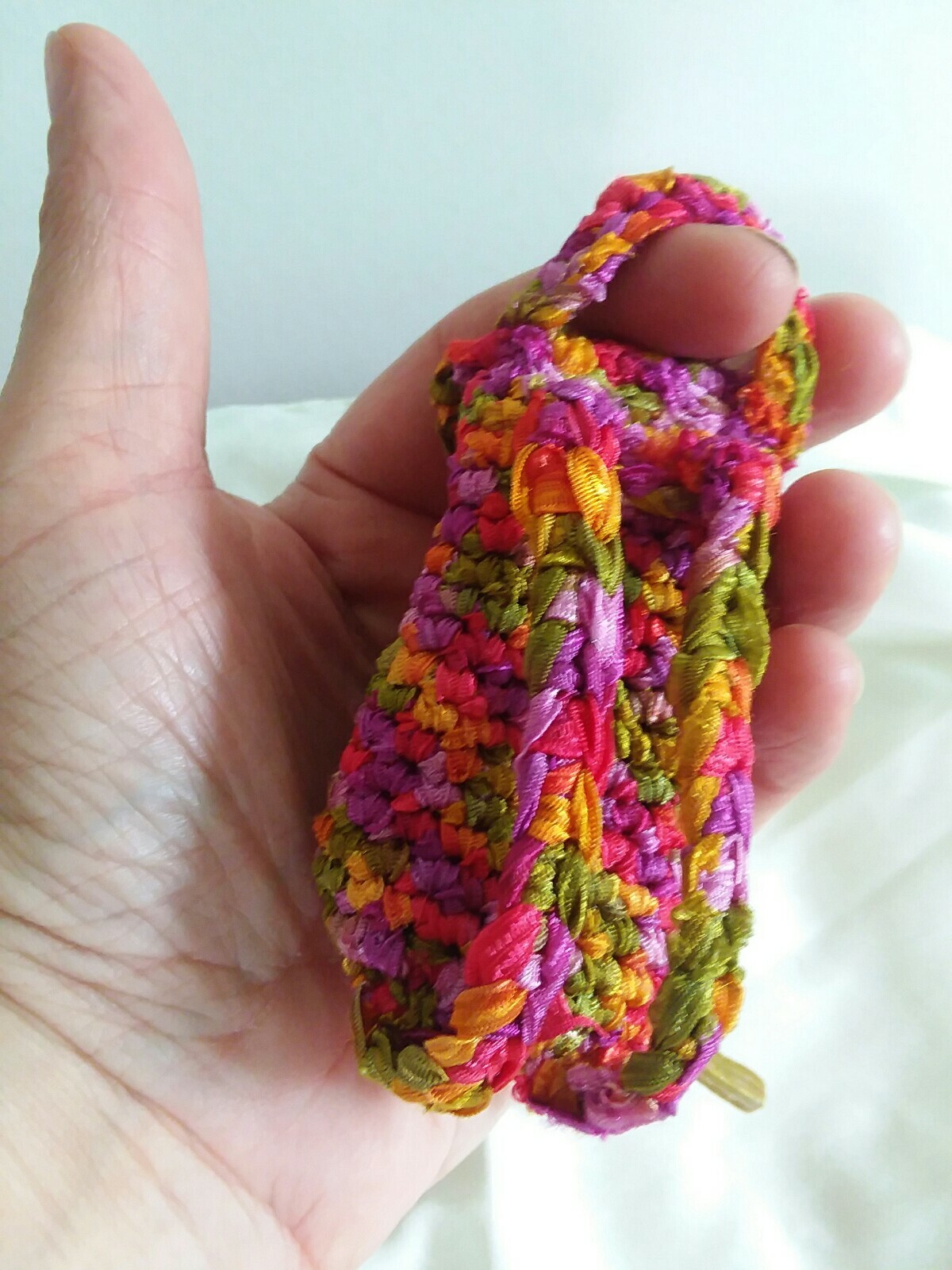 Set of 2 Handmade Crochet Mini Backpacks Key Chains/Key Rings/Bag,Purse ...