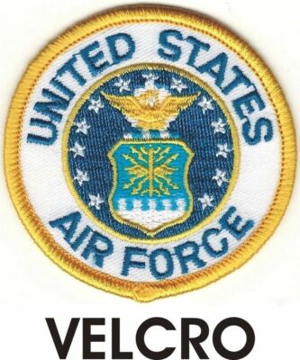 US Air Force Embroidered Patch Fits For VELCRO® BRAND Loop Fastener | eBay