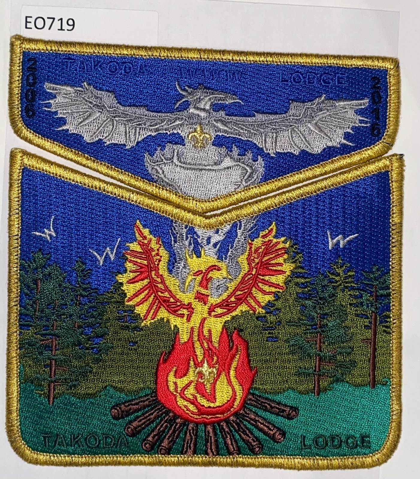 Boy Scout OA Flap Set Takoda Lodge 146 10 Year Anniversary | eBay