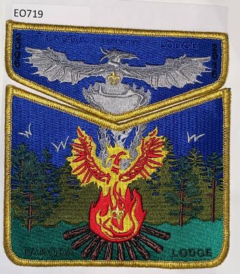 Boy Scout OA Flap Set Takoda Lodge 146 10 Year Anniversary | eBay