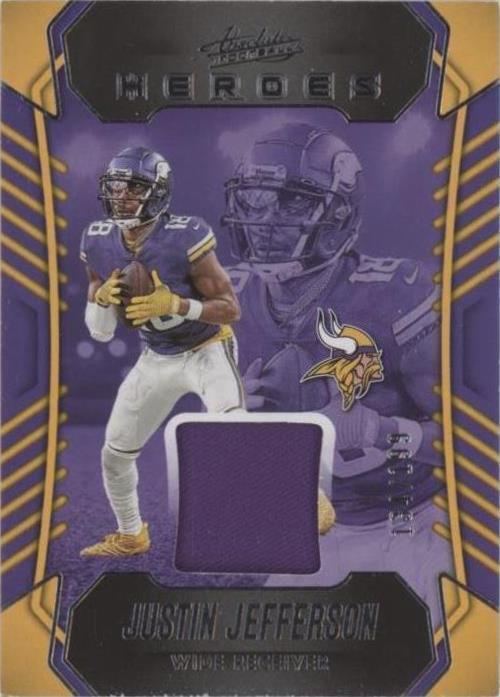 2023 Panini Absolute - Absolute Heroes Memorabilia Justin Jefferson #AH ...