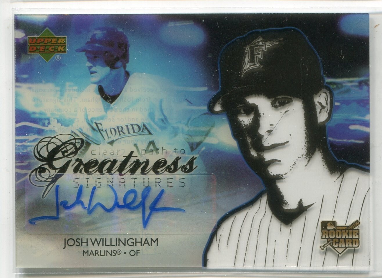 2006 UD Future Stars Josh Willingham AUTO AUTOGRAPH RC FLORIDA MARLINS ...