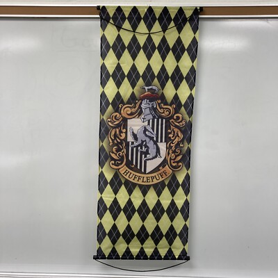 Harry Potter Hogwarts Hufflepuff Banner Silky Fabric Wall Scroll 16"x42 ...
