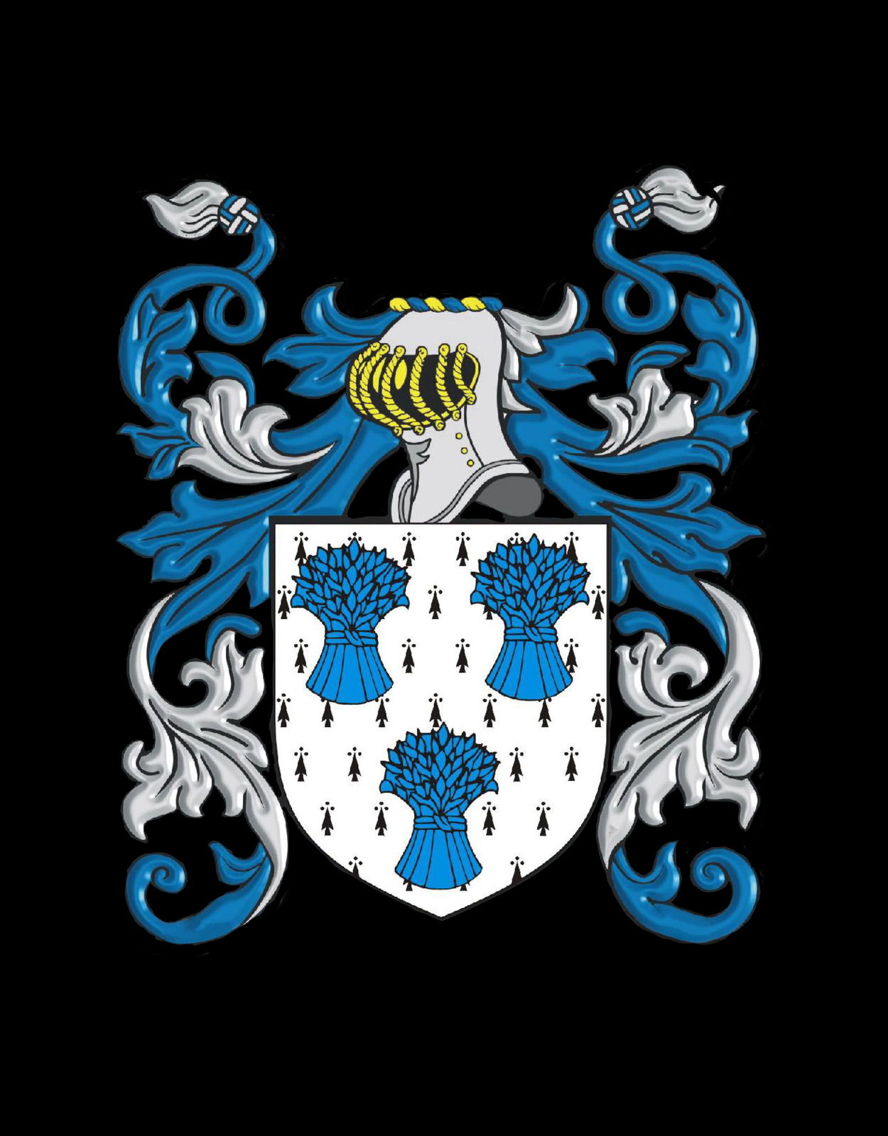 Halpin Ireland Family Crest Coat of Arms Lapel Pin Badge Engraved Gift ...