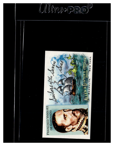 2010 Allen & Ginter Mini Sailors Seven Seas #5 Francisco Vasquez de ...