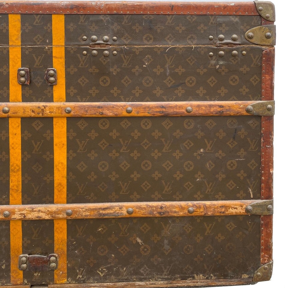 Vintage Louis Vuitton Arthur Gilmore Classic Monogram Steamer Trunk c ...