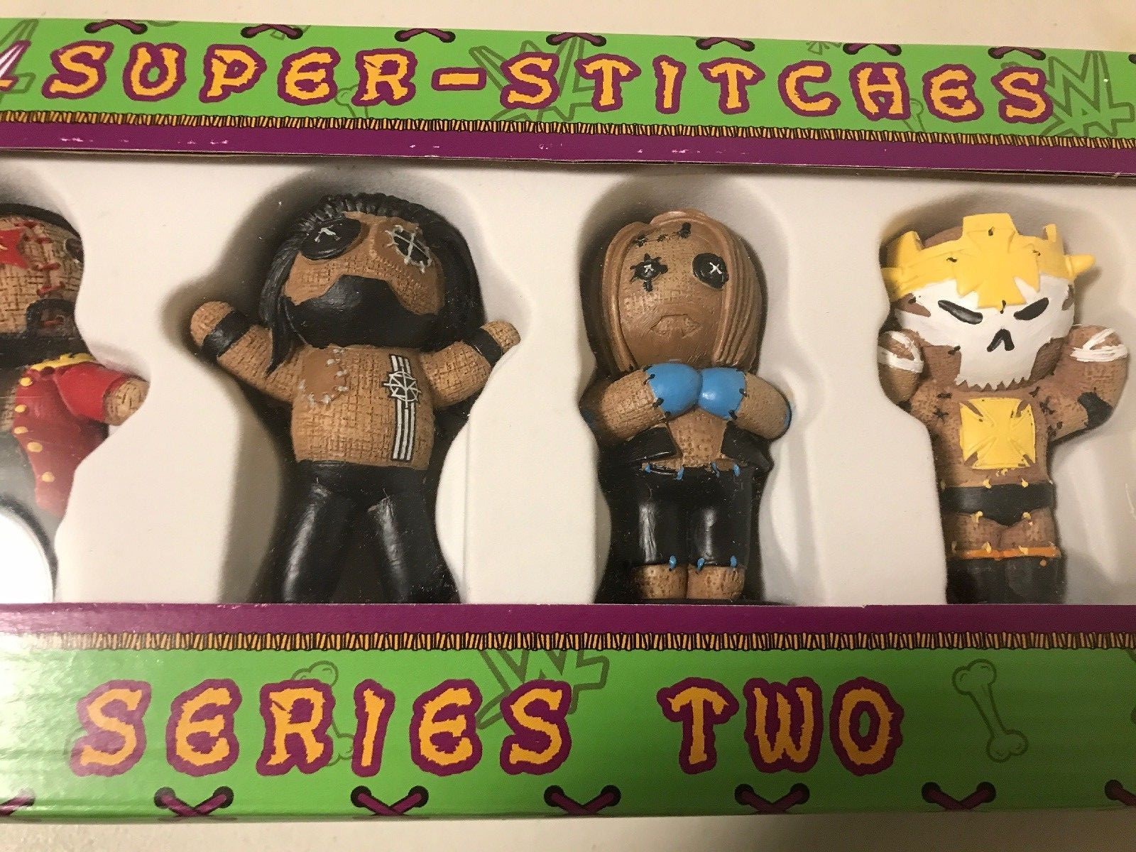 WWE Super Stitches Series 2 Voodoo Figure Set Banks Shinsuke Seth AJ ...