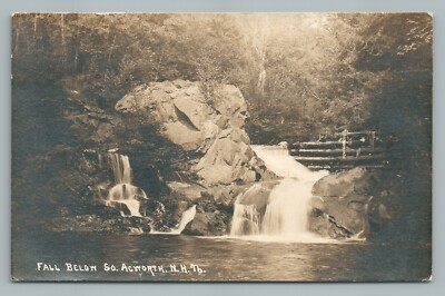 Cold River Waterfalls—South ACWORTH New Hampshire RPPC Antique Photo ...