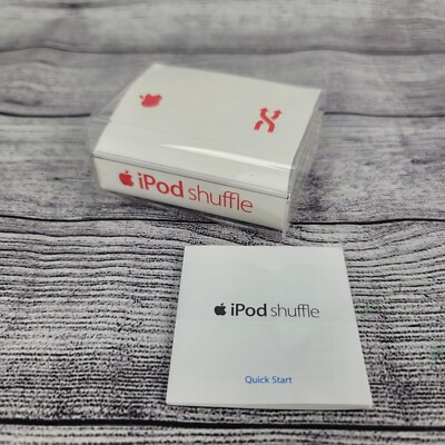 EMPTY BOX Apple iPod Shuffle 2nd Gen A1204 2GB Red PB779LL/A EMPTY BOX ...