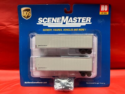 Walthers Scene Master 949-2509 HO 40' Trailmobile Trailer UPS 2-Pk NEW ...